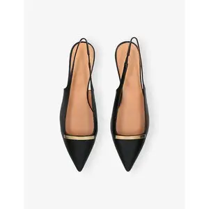 TOD'S Barretta Leather Slingback Flats
