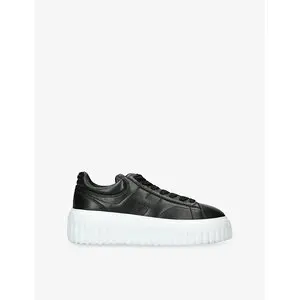 Hogan H-stripes Low-top Leather Trainers - Blk/other