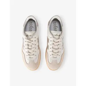 Hogan Cool Leather And Suede Low-top Trainers