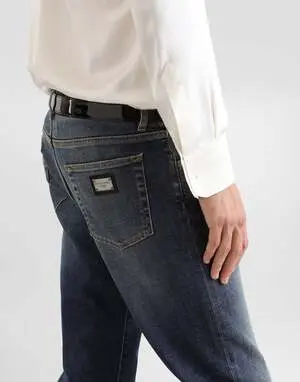 Dolce & Gabbana Pantalone Denim Multi-colored Cotton