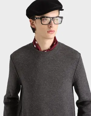 Dolce & Gabbana Virgin Wool Pullover - Grey