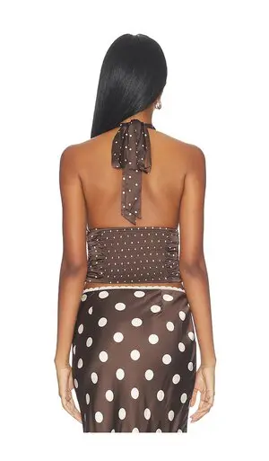 Majorelle Mabel Halter Top In . Also