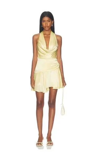 LOVERS AND FRIENDS Christy Mini Dress - Yellow