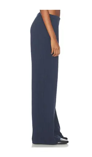LESET Pointelle Boxer Pant In Midnight Melange