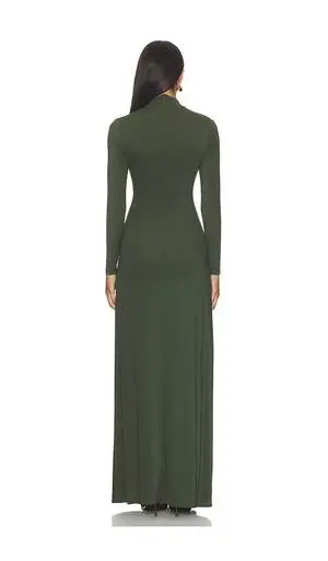 Naked Wardrobe Keyhole Drape Tie Maxi Dress