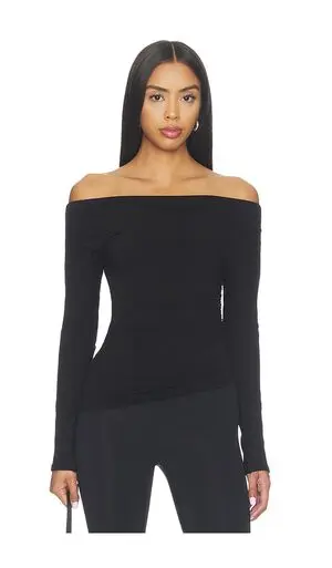 Naked Wardrobe Off-shoulder Asymmetric Top