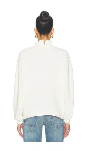 SUNNY SOMEWHERE Saturday Tailgating Club Mockneck Sweater