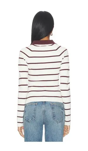 ALL THE WAYS Bronson Knit Polo Top In . Also