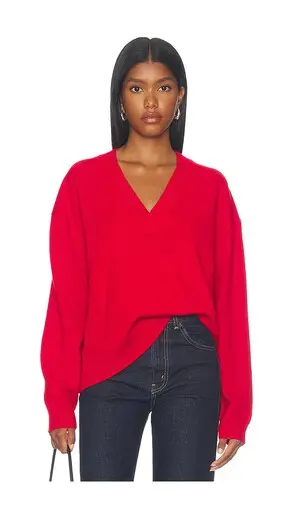 ANINE BING Lee Sweater In . Also - Red
