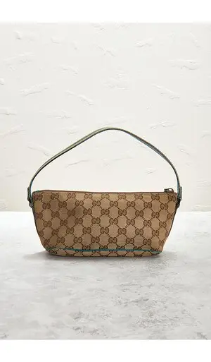 FWRD RENEW Gucci Gg Boat Pochette Shoulder Bag