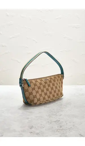 FWRD RENEW Gucci Gg Boat Pochette Shoulder Bag
