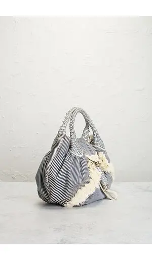 FWRD RENEW Fendi Canvas And Calfskin Leather Spy Handbag
