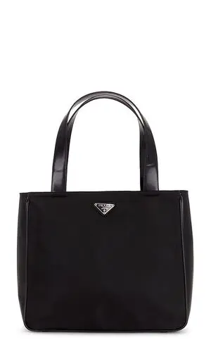 FWRD RENEW Prada Tessuto Tote Bag - Black