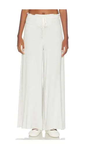 Free People X Intimately Dream State Wide Leg Pants - Grey