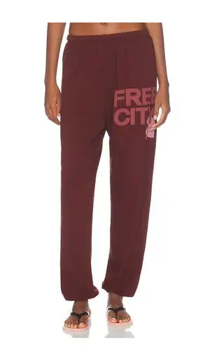 FREECITY Large Sweatpant In Rusty In . Also - Rust