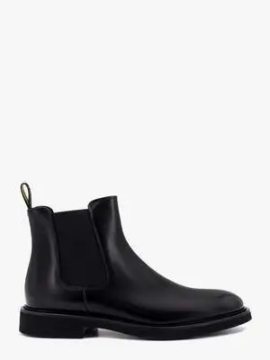DOUCAL'S Leather Beatles Boots - Black