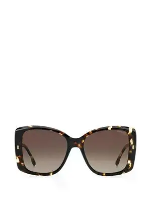 Carrera Eyewear Tortoiseshell Effect Square Frame Sunglasses
