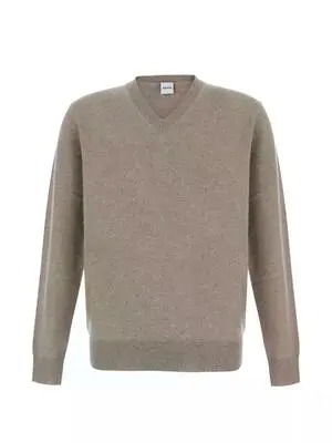 Aspesi V-neck Knitted Sweater - Neutrals