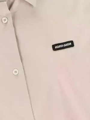 Miu Miu Stretch-poplin Shirt