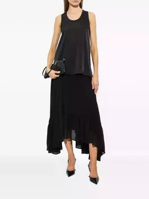 Michael Kors Satin Racerback Tank Top