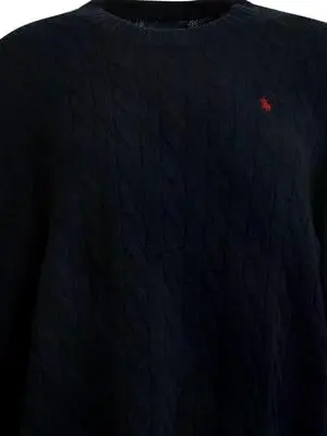 Polo Ralph Lauren Cable-knit Logo Embroidered Dress