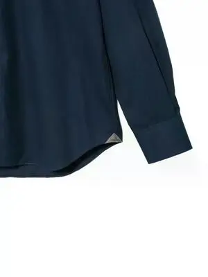 Corneliani Spread-collar Long-sleeved Shirt