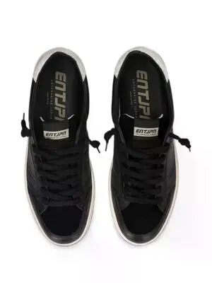 ENTERPRISE JAPAN Jupiter Rocket Logo-perforated Cracked-effect Sneakers