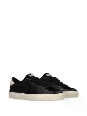 ENTERPRISE JAPAN Jupiter Rocket Logo Perforated Sneakers - Black