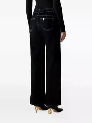 Liu Jo Logo Plaque Wide-leg Jeans