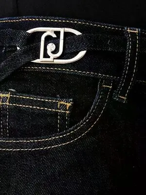 Liu Jo Logo Plaque Wide-leg Jeans