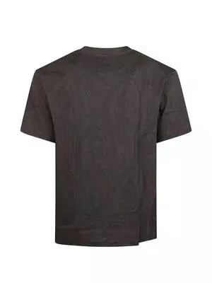 Etro Paisley-print Logo-embroidered T-shirt
