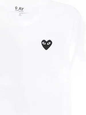 Comme Des Garçons Heart-patch T-shirt