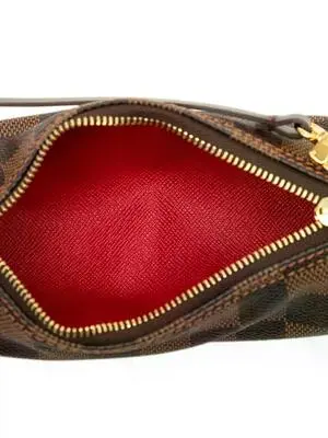 LOUIS VUITTON Damier Ebene Papillon Pochette Handbag