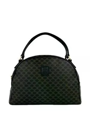 Celine Macadam Coated Canvas Handbag - Brown