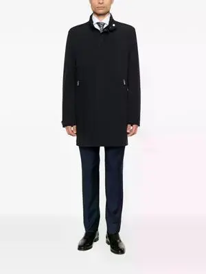 Corneliani High-neck Zip-pocket Coat