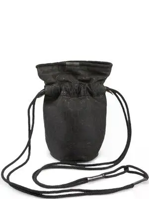 Dior 1980s Monogram Basket Bag - Black