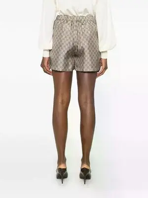 Gucci Printed Silk Twill Shorts