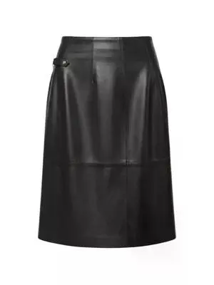 John Richmond Paneled Midi Skirt With Ring Detail