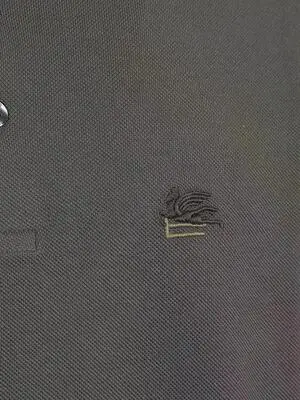 Etro Logo-embroidered Piqué Polo Shirt