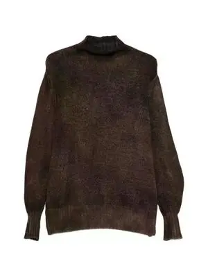 Avant Toi High-neck Rib-trimmed Sweater