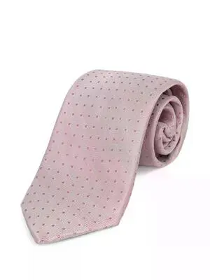 Michael Kors Geometric-pattern Tie - Pink
