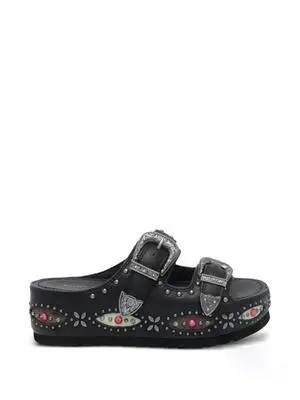 Kurt Geiger Stud-embellished Buckle-fastening Sandals