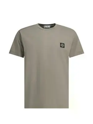 Stone Island 2100027 60/2 Cotton Jersey - Grey