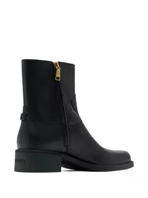 COACH Logo-plaque Ankle Boots