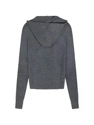 Blumarine Crystal-embellished Drawstring Hoodie