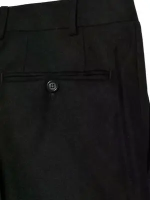 Canali Pressed Crease Trousers - Black