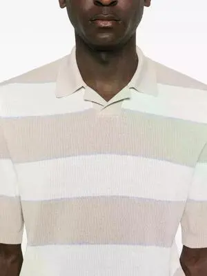 Eleventy Striped Short-sleeve Knitwear