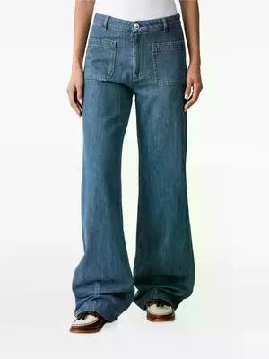 A.p.c. Victoria Patch-pocket Wide-leg Jeans