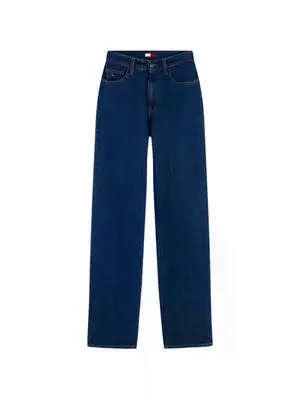 Tommy Hilfiger Straight-leg Jeans With Logo Patch