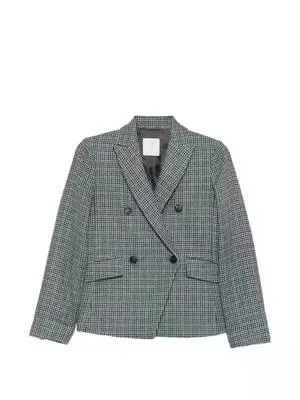 Eleventy Houndstooth Double-breasted Jacket